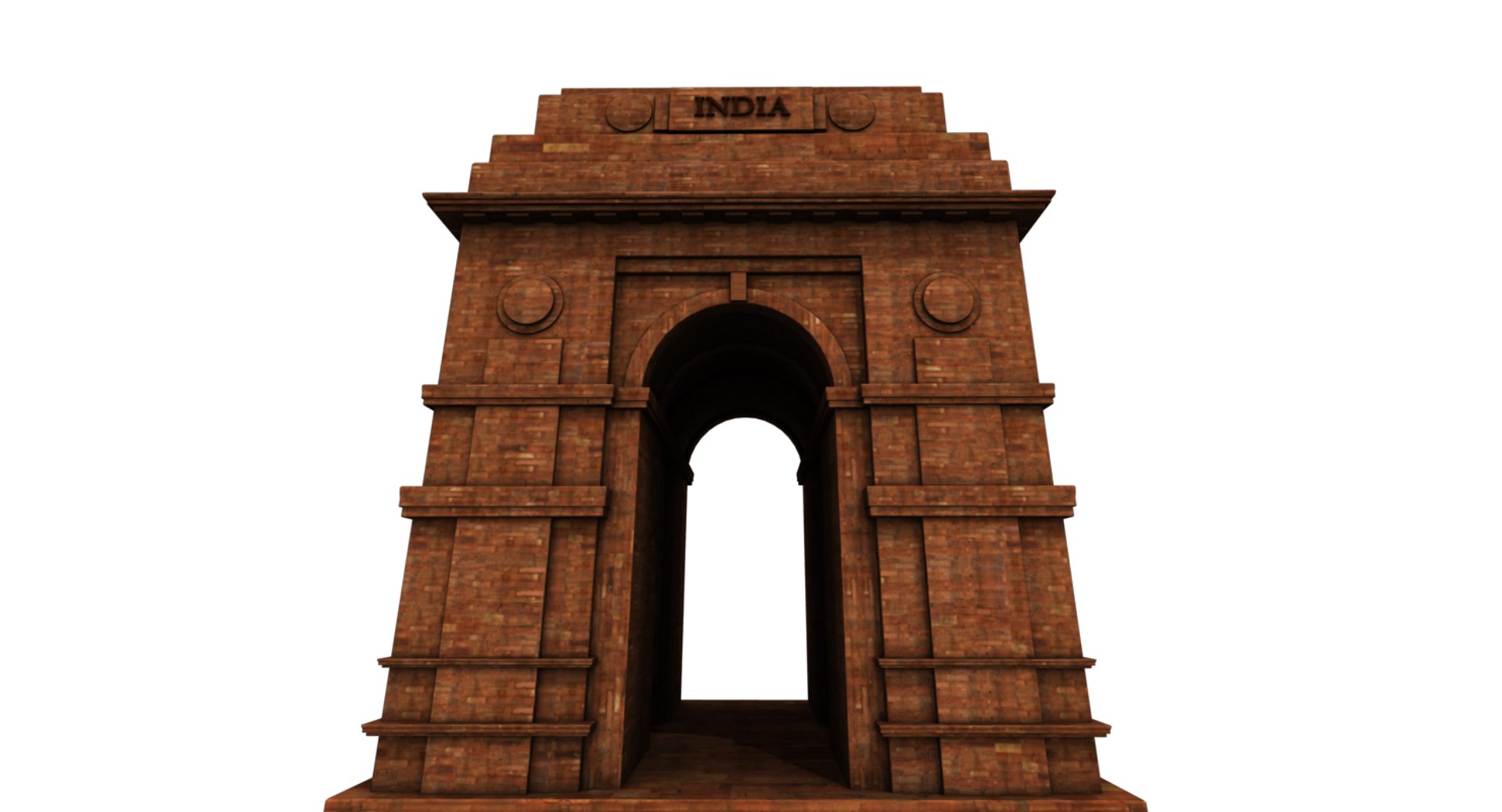 3D india gate - TurboSquid 1496639