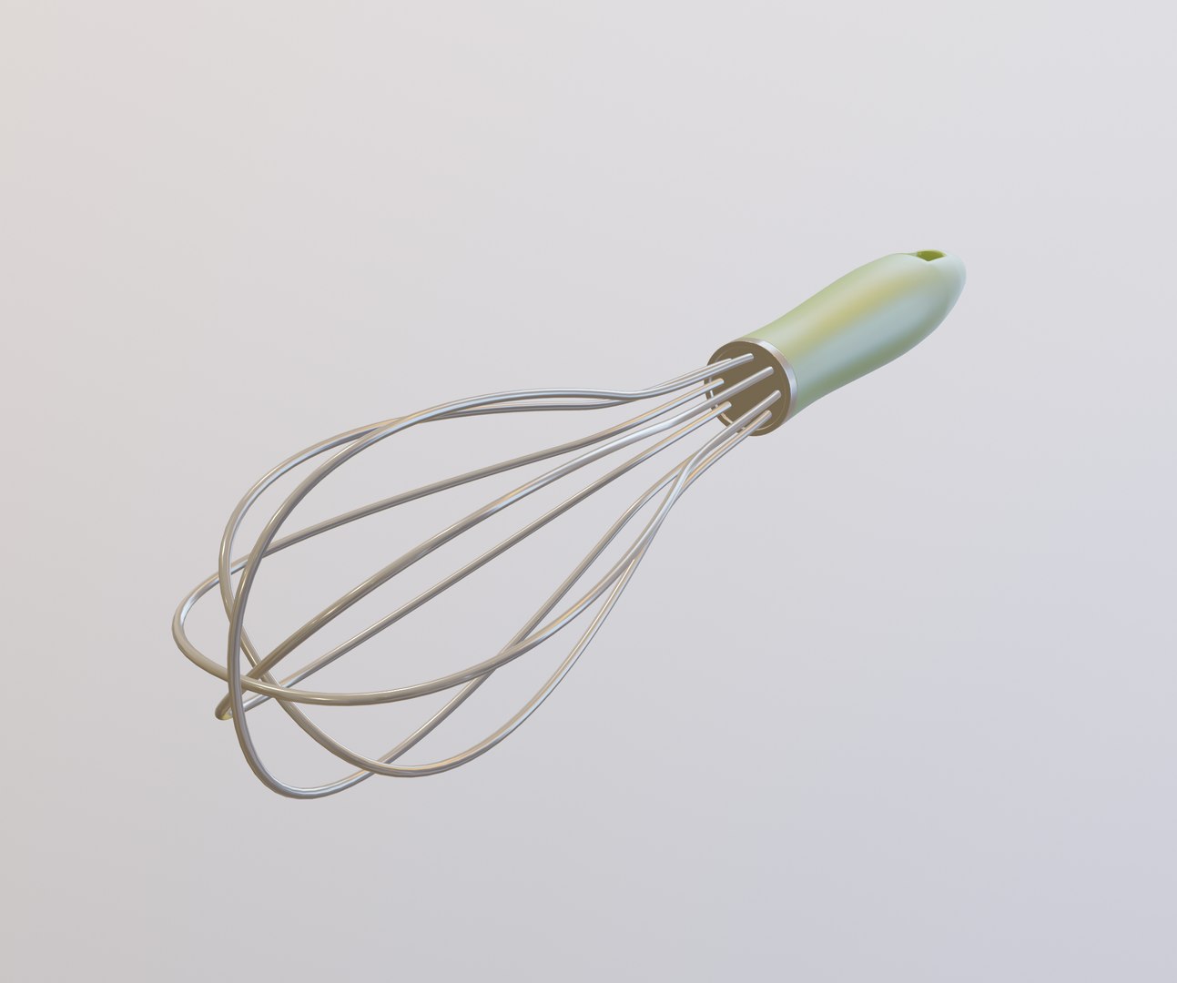 Green Whisk 3D Model - TurboSquid 1482228