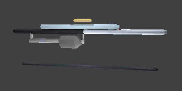 Co2 harpoon 3D model - TurboSquid 1281241