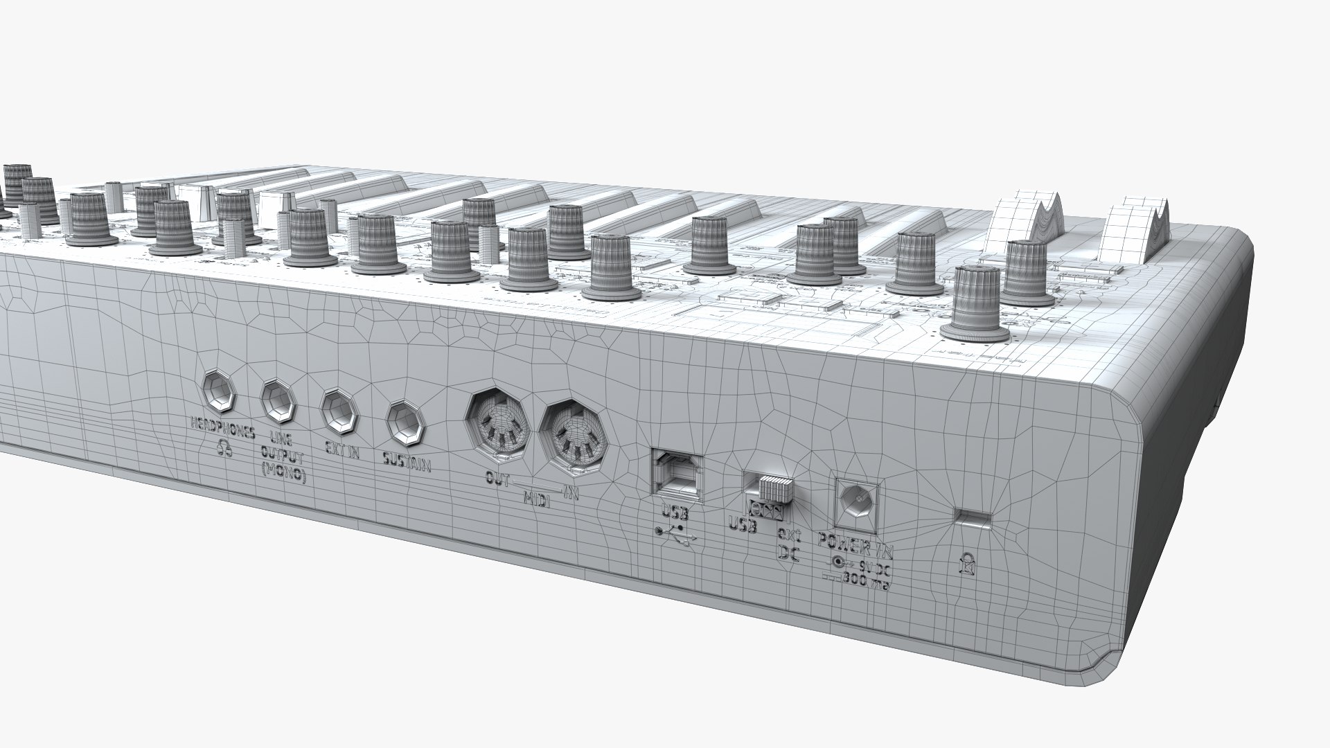 Novation Afx Station 25-key 3D Model - TurboSquid 1650527