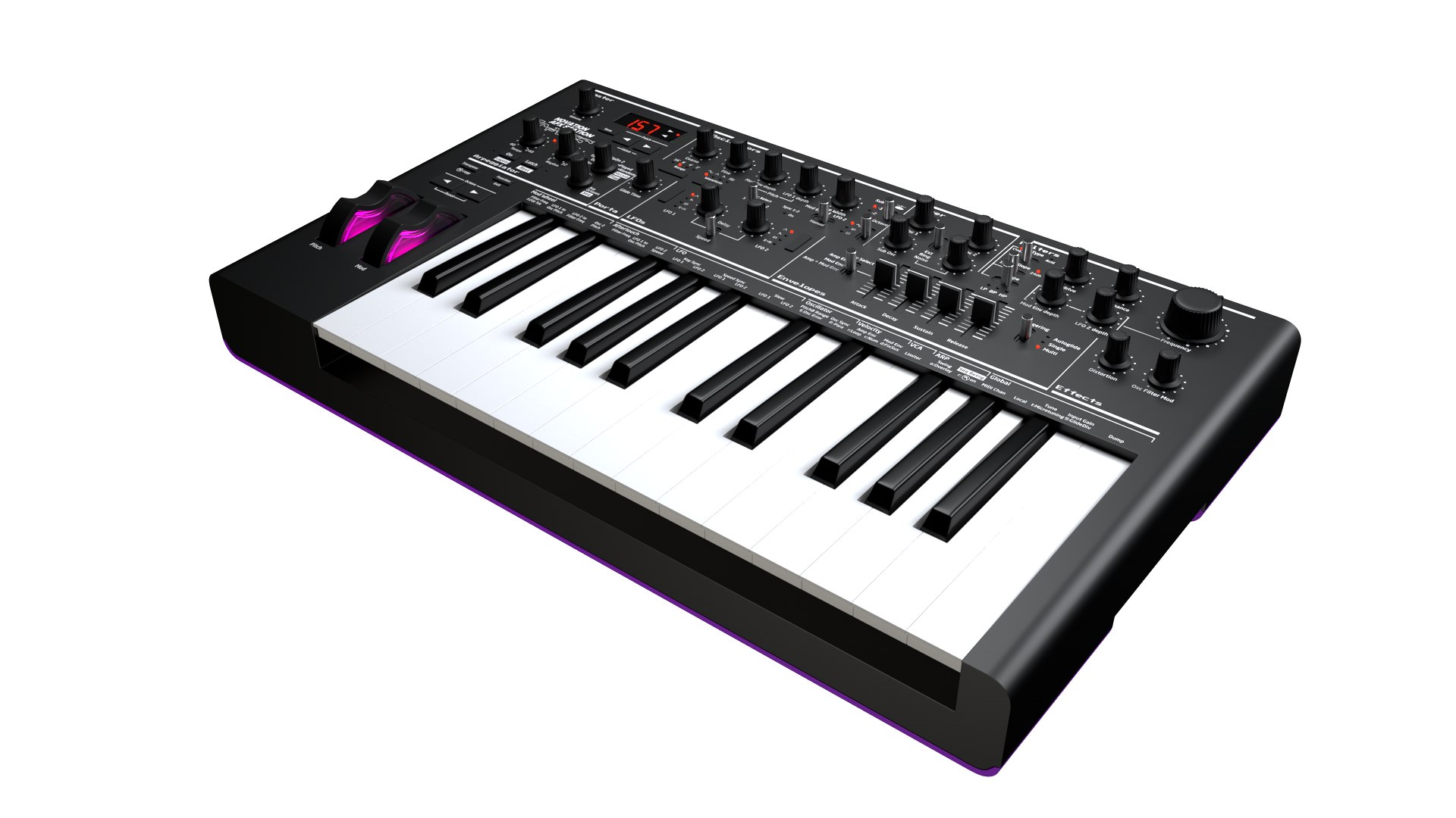 Novation Afx Station 25-key 3D Model - TurboSquid 1650527