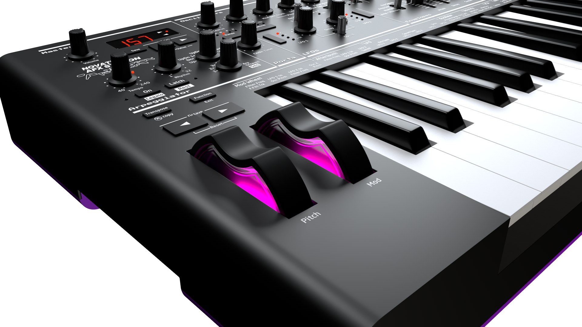 Novation Afx Station 25-key 3D Model - TurboSquid 1650527