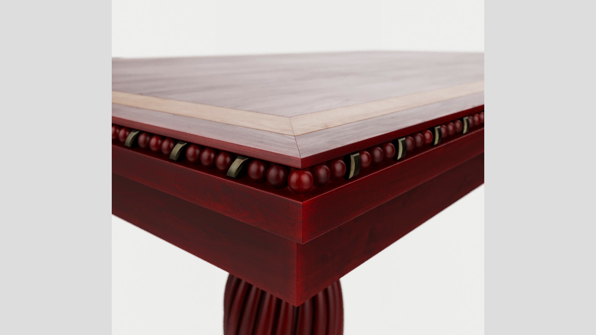 Vintage Wooden Table Subdiv Unwrapped Model - TurboSquid 2394828