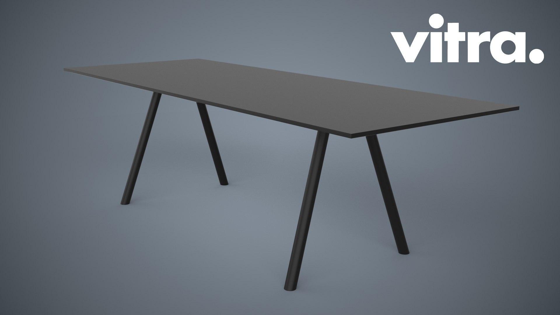 Vitra A-table 3d Obj