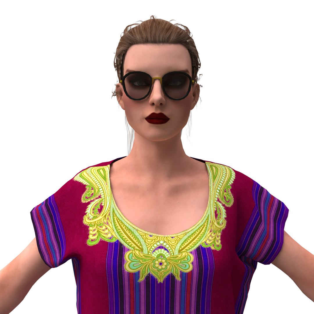 3D realistic girl cloth - TurboSquid 1627976
