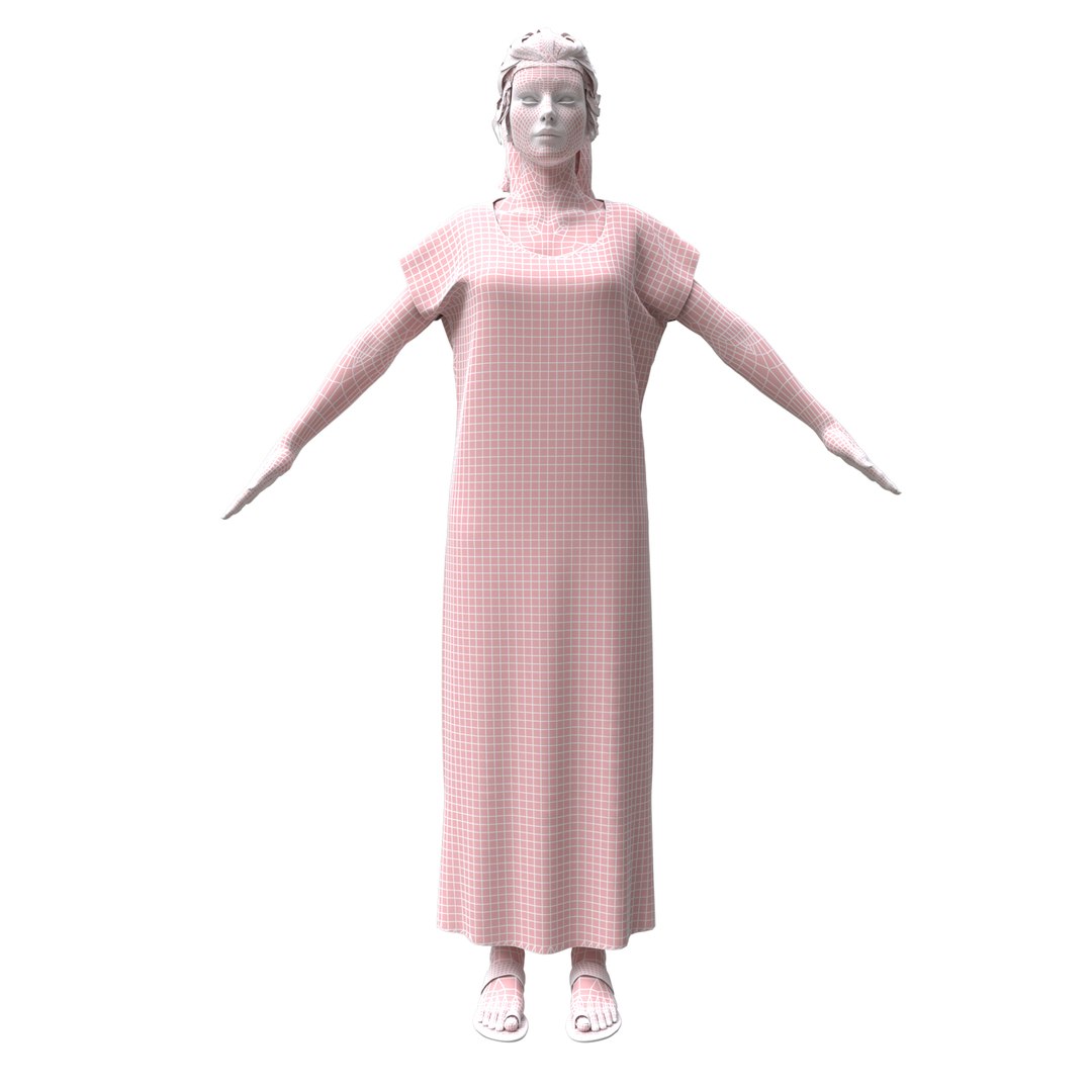 3D realistic girl cloth - TurboSquid 1627976
