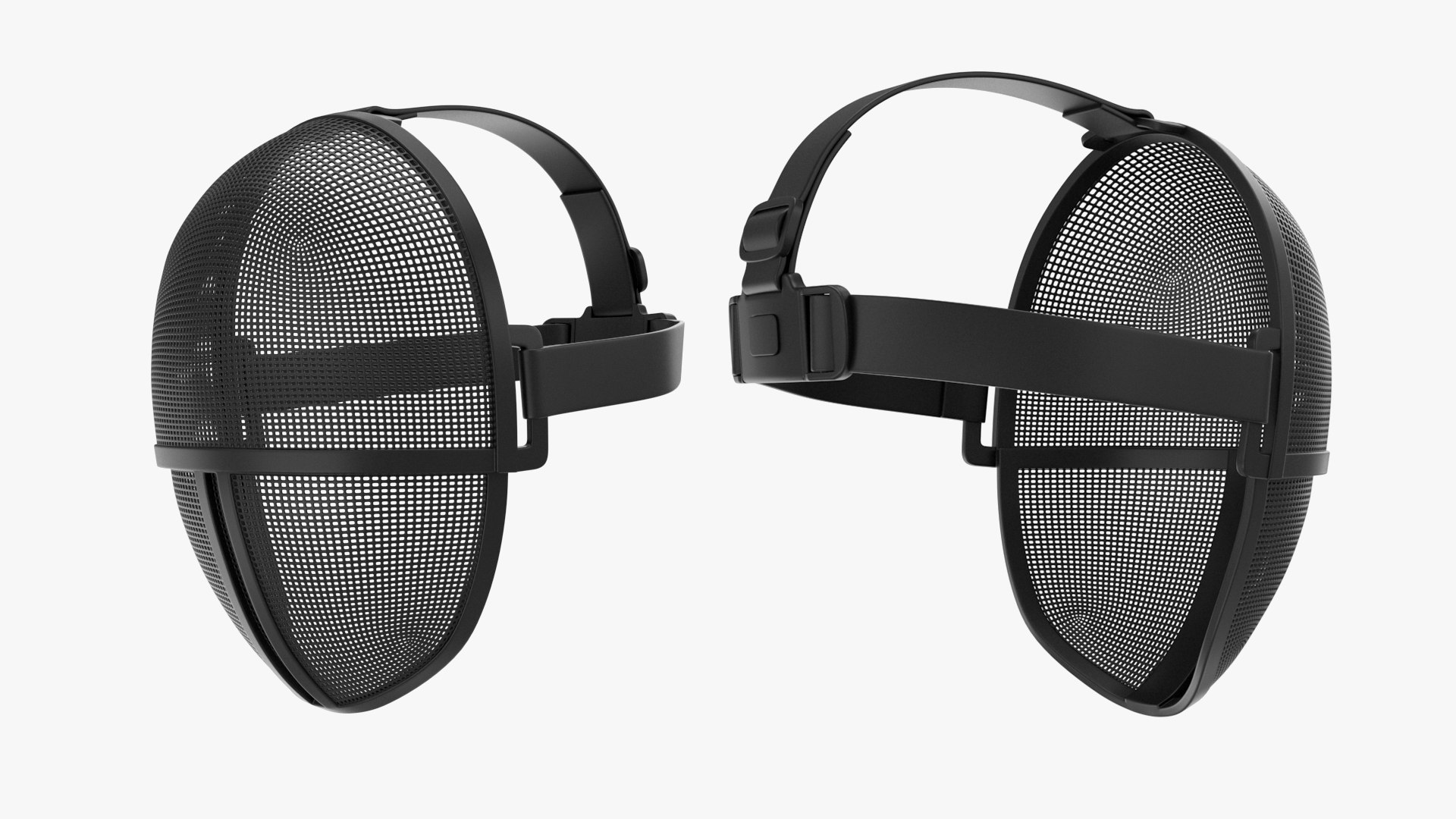 Fencing Plastic Mask 3D Model - TurboSquid 1968438