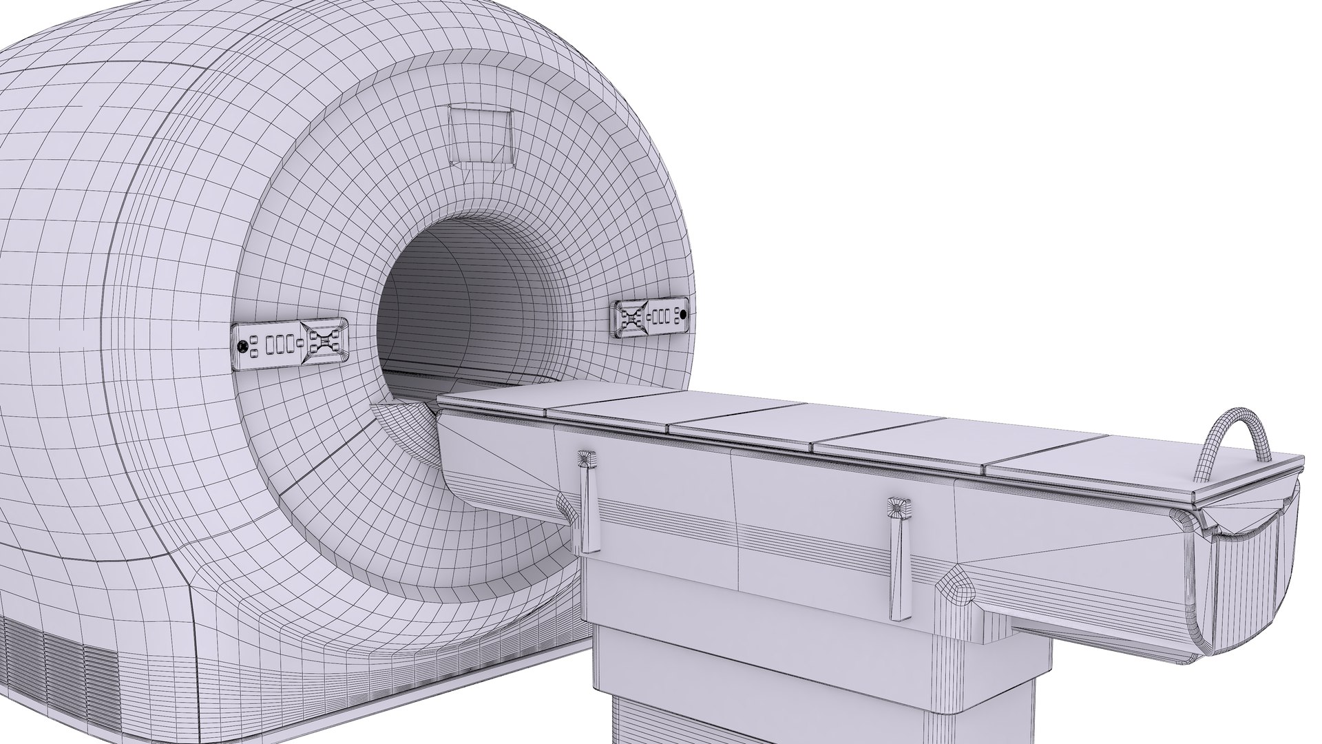 3D Model MRI Machine - Red - TurboSquid 1921381