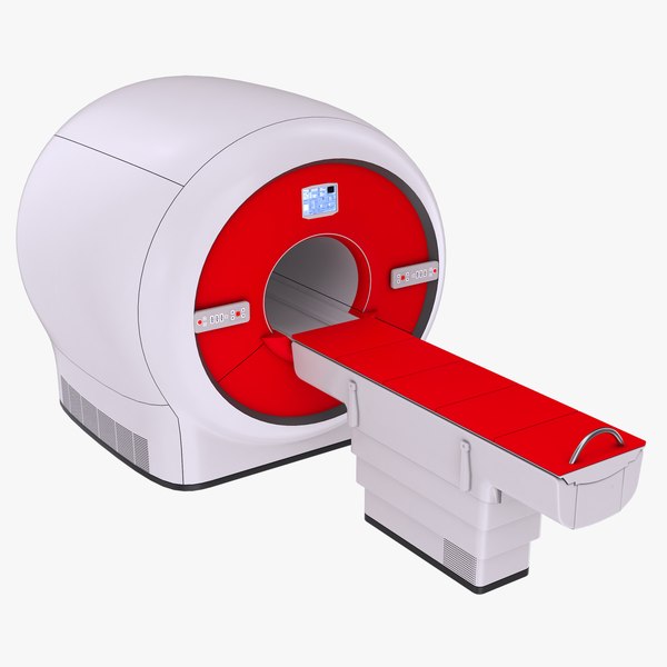 modelo 3d MRI Machine - Red - TurboSquid 1921381