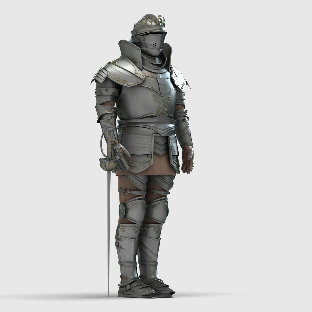 3D Model Knight Armor - TurboSquid 2075929