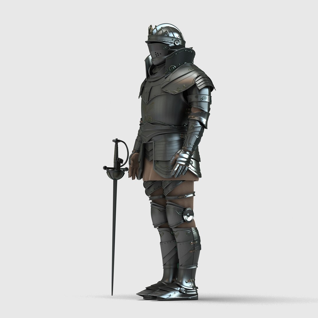 3D Model Knight Armor - TurboSquid 2075929