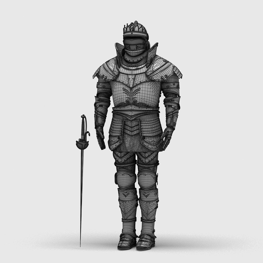 3D Model Knight Armor - TurboSquid 2075929