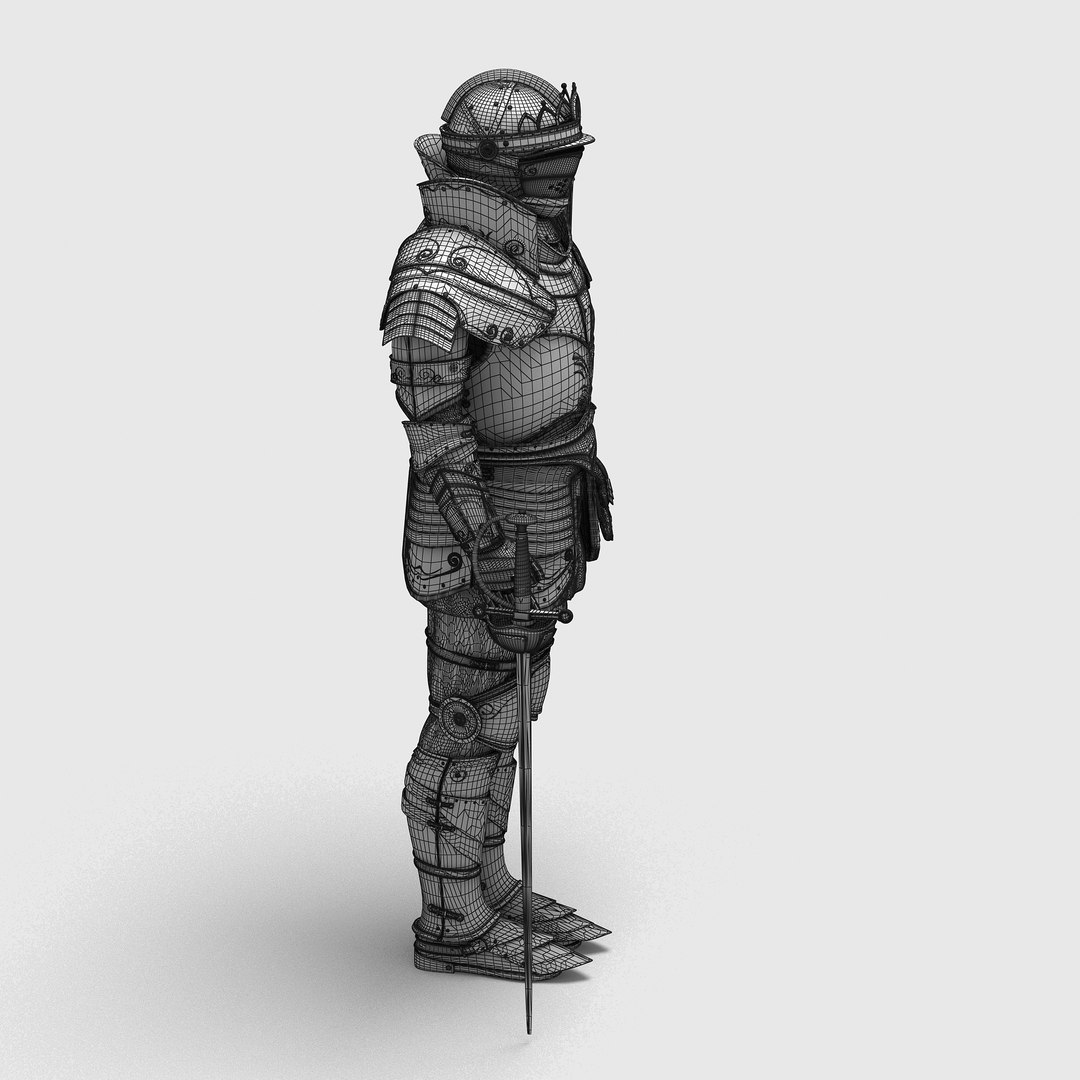 3D Model Knight Armor - TurboSquid 2075929