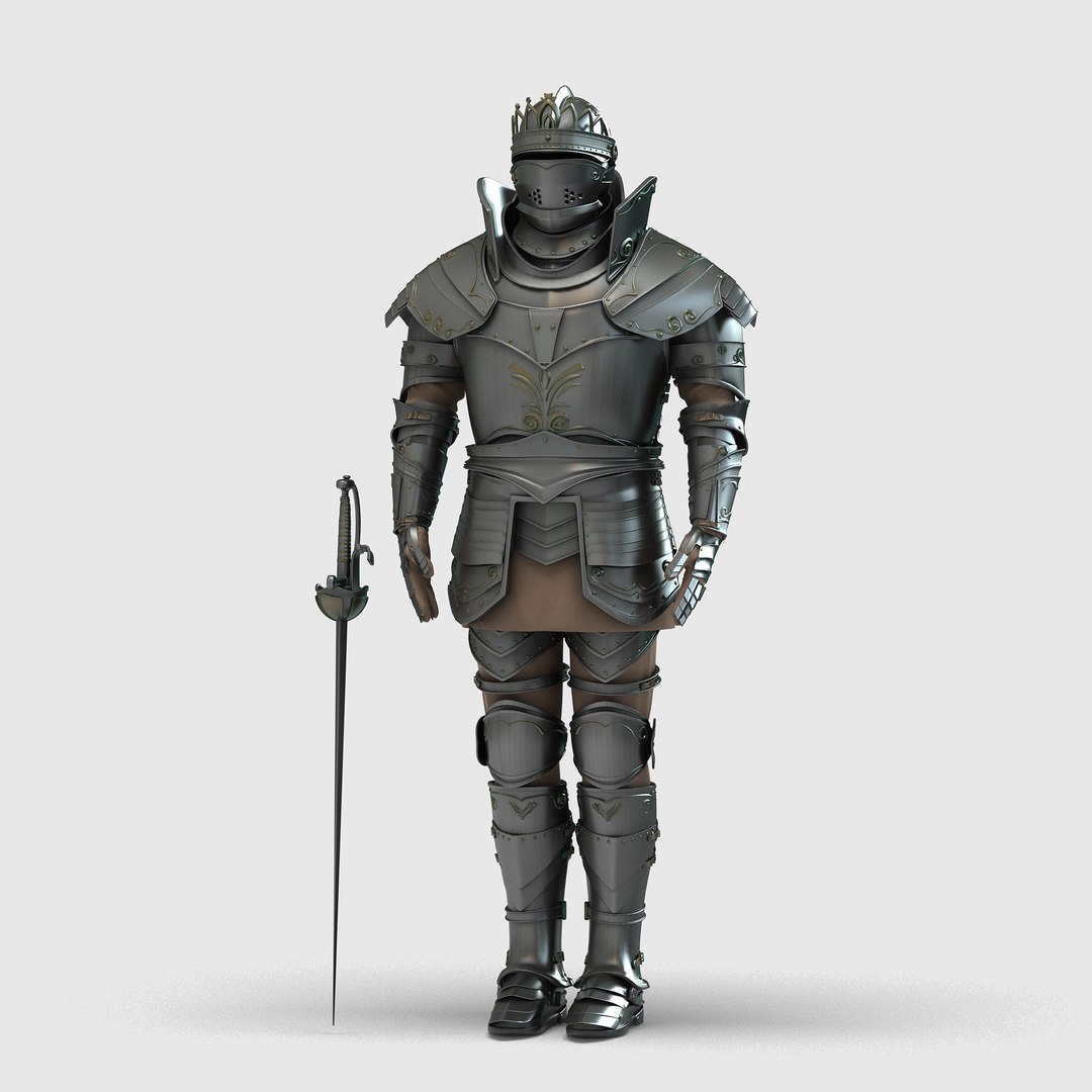 3D Model Knight Armor - TurboSquid 2075929
