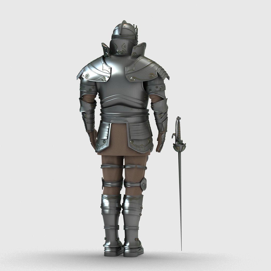 3D Model Knight Armor - TurboSquid 2075929
