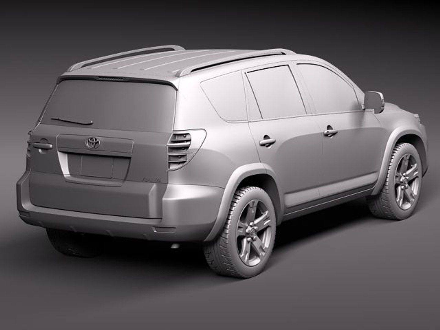 toyota rav 4 3d model