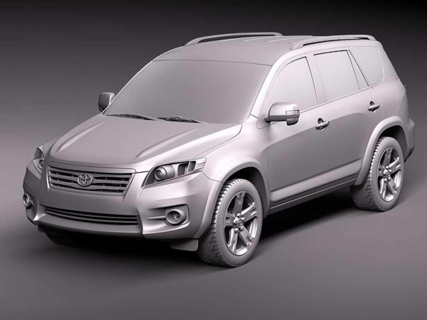 toyota rav 4 3d model