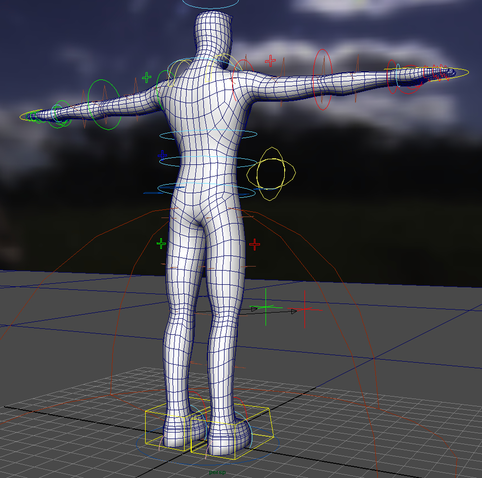 modelo 3d Green Dude Maya Rig gratis - TurboSquid 1357397