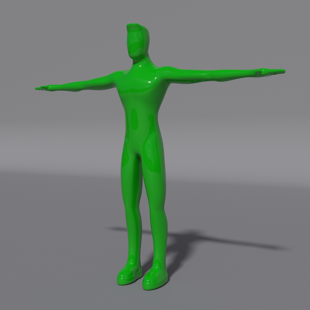 modelo 3d Green Dude Maya Rig gratis - TurboSquid 1357397