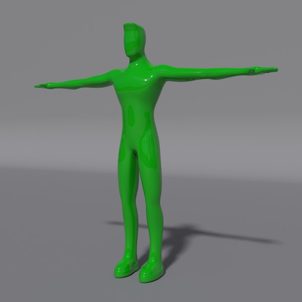 modelo 3d Green Dude Maya Rig gratis - TurboSquid 1357397