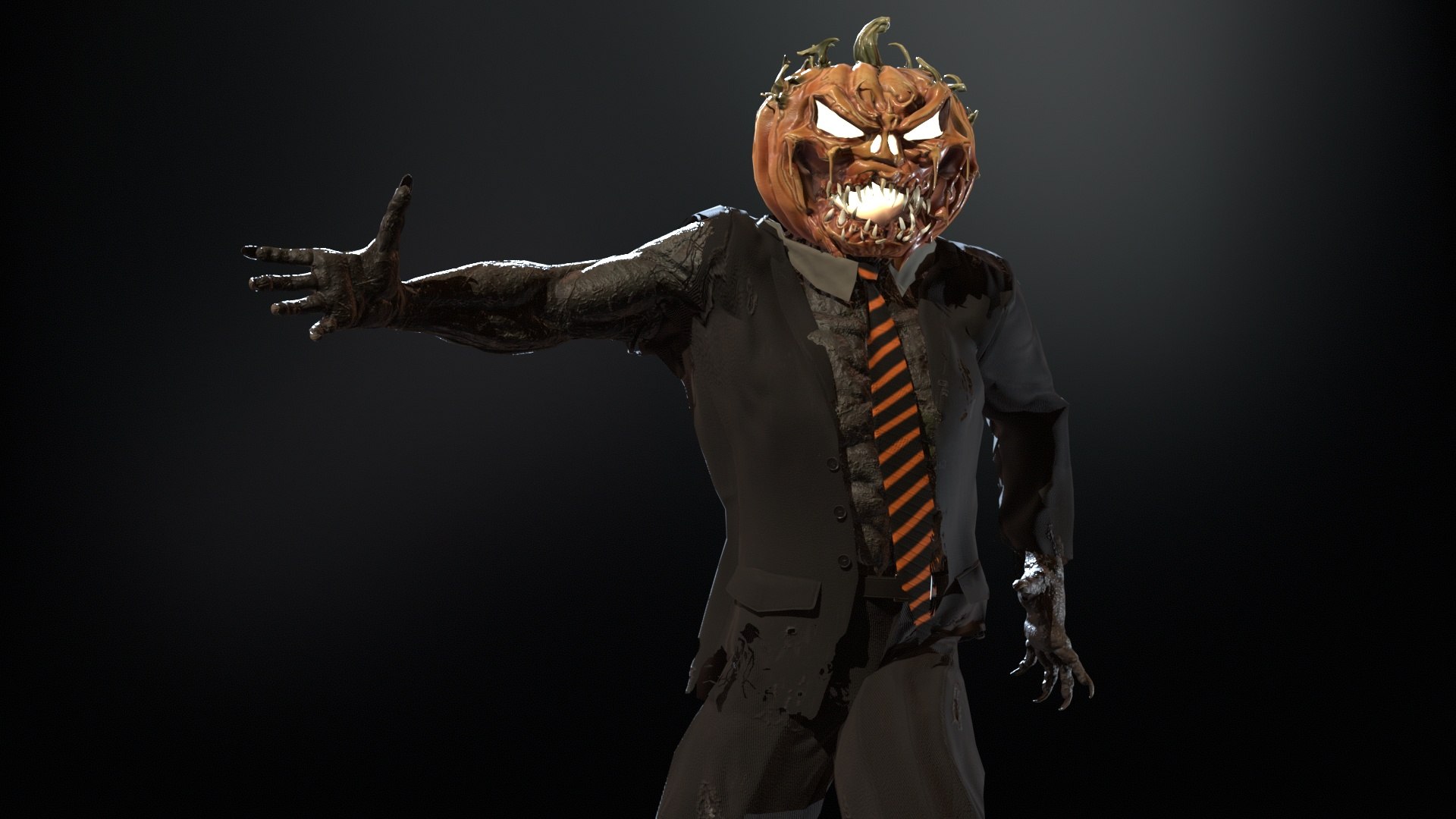 HallowenMonster3 3D Model - TurboSquid 2466217