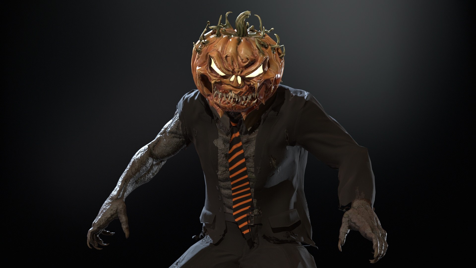HallowenMonster3 3D Model - TurboSquid 2466217