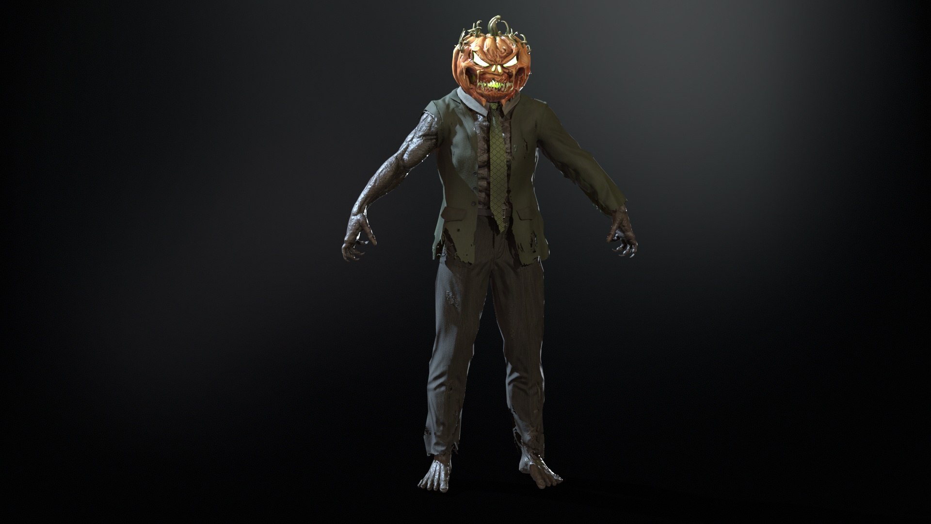 HallowenMonster3 3D Model - TurboSquid 2466217