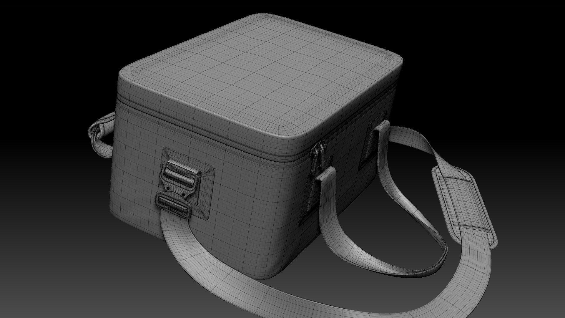 Waterproof Crossbody Bag Zbrush Sculpting Shoulder Messenger Bag 3D ...