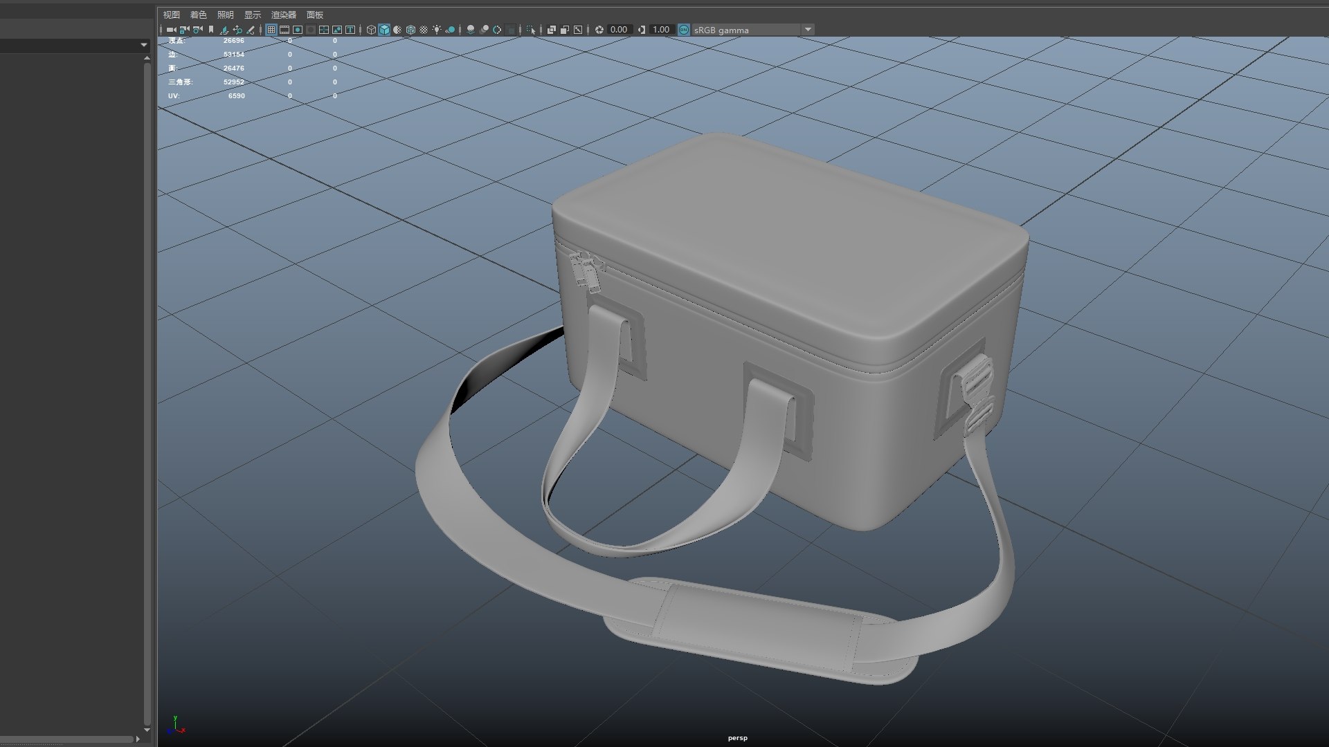 Waterproof Crossbody Bag Zbrush Sculpting Shoulder Messenger Bag 3D ...