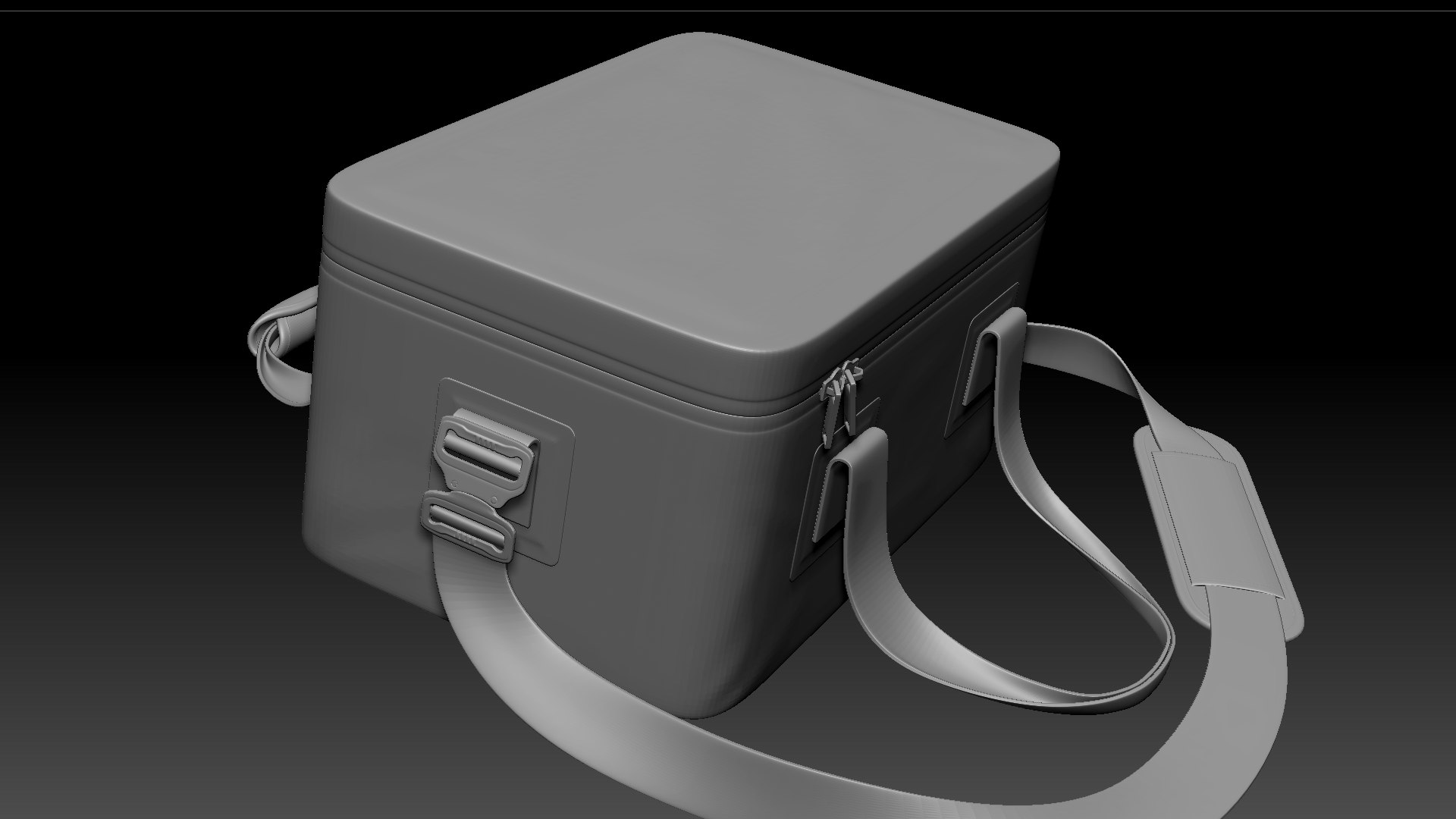 Waterproof Crossbody Bag Zbrush Sculpting Shoulder Messenger Bag 3D ...