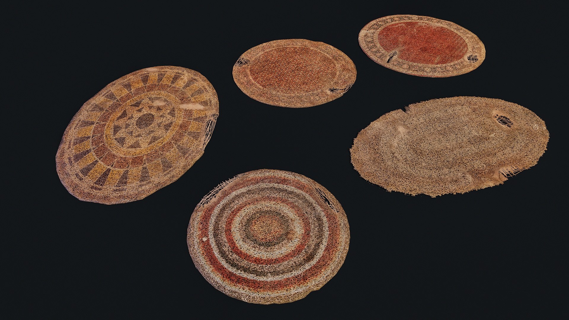 Small Carpets 3D Model - TurboSquid 2405300