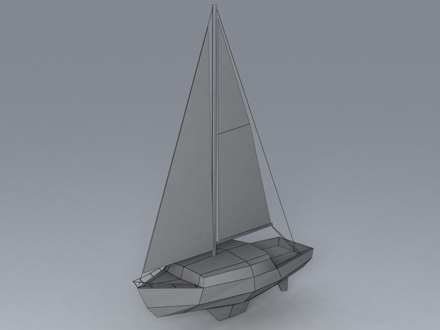 Ready Sailboat 3d 3ds