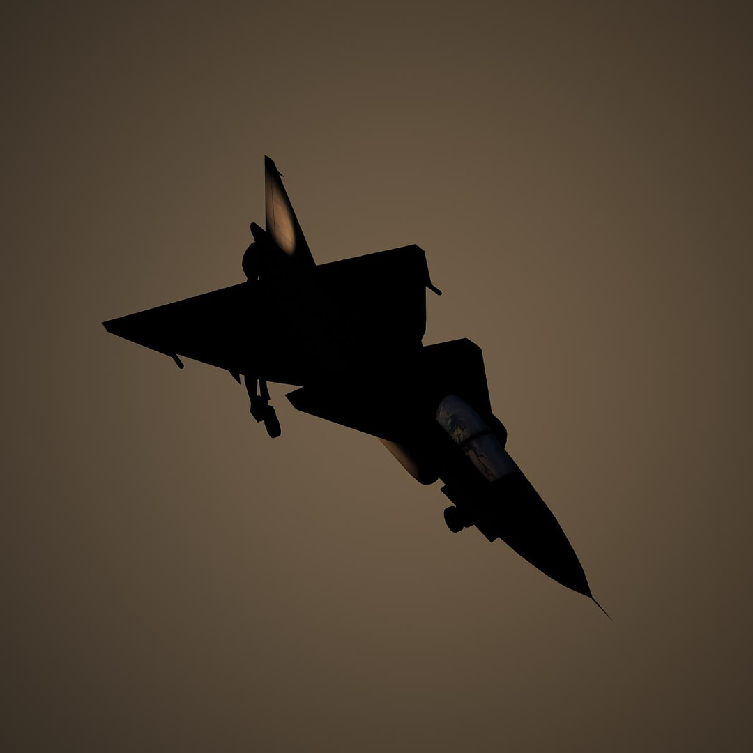 Saab 37 Basic 3d Max