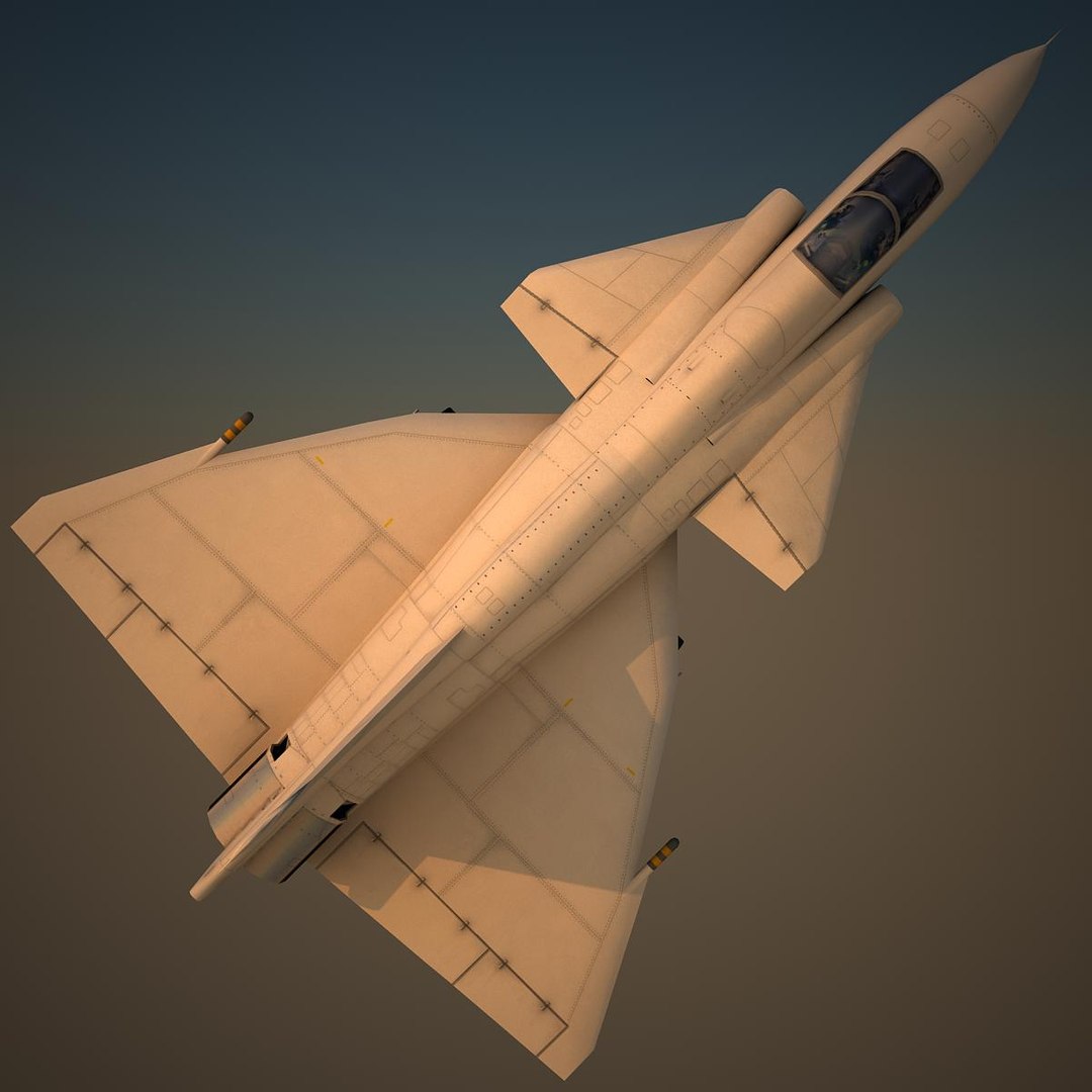 Saab 37 Basic 3d Max