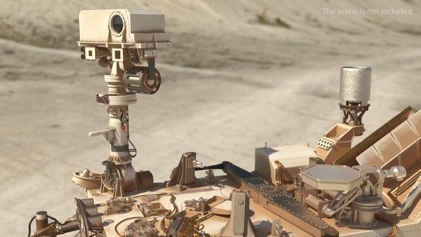 modelo 3d Curiosity Mars Rover Dusty - TurboSquid 1511838