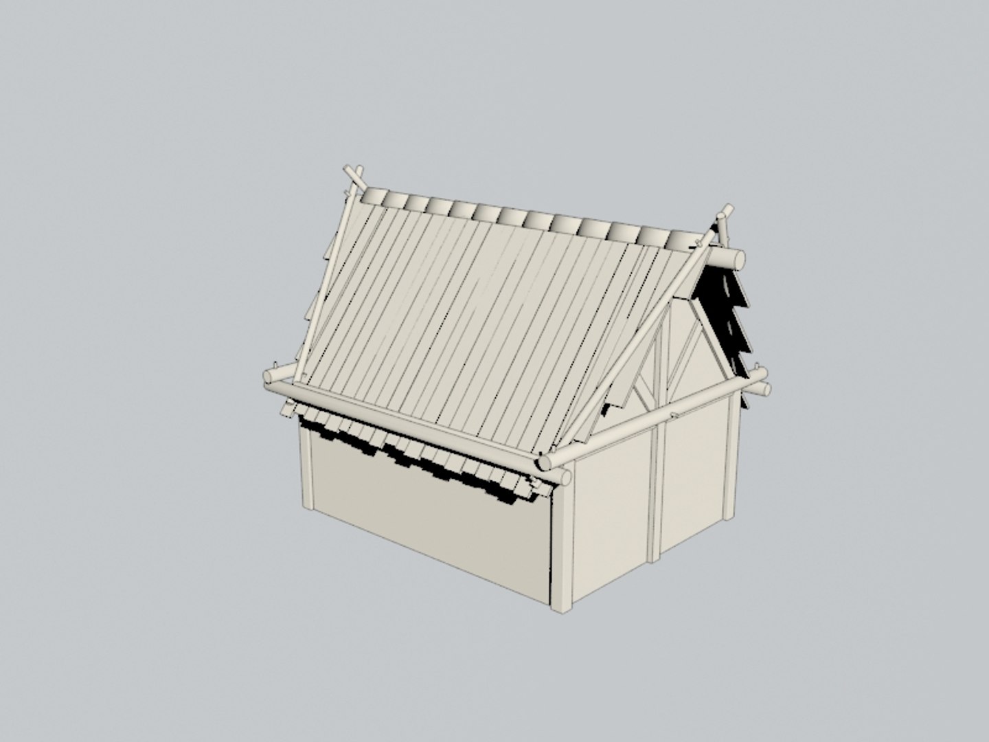 3D model simple old house - TurboSquid 1157801