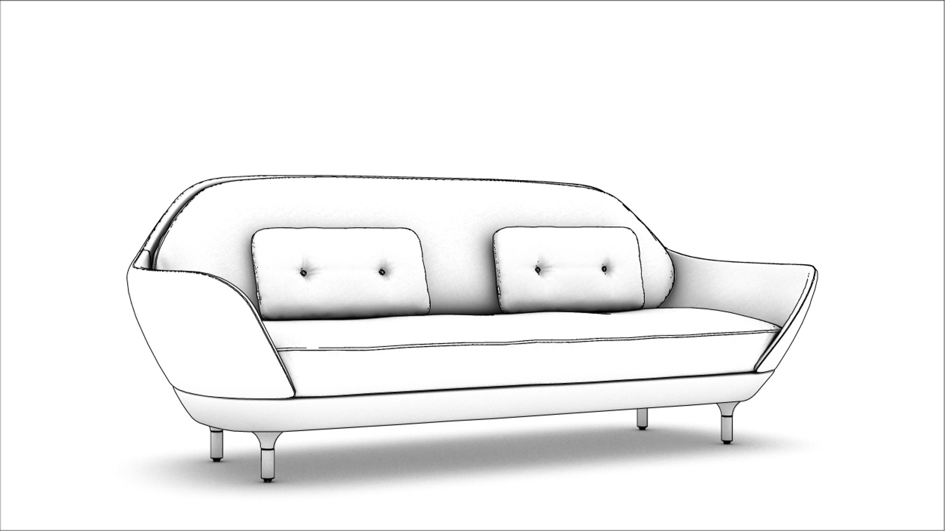 maya designer sofa fritz hansen