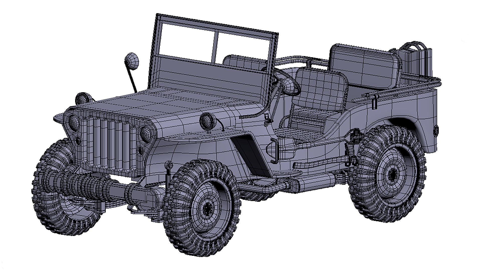 Jeep World War1 3D Model - TurboSquid 1974701