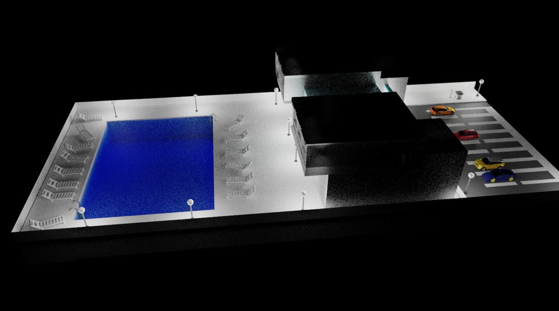 3D Hotel 5 Stars Blend Obj X3d - TurboSquid 2097783