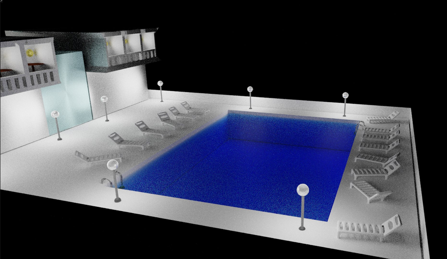 3D Hotel 5 Stars Blend Obj X3d - TurboSquid 2097783