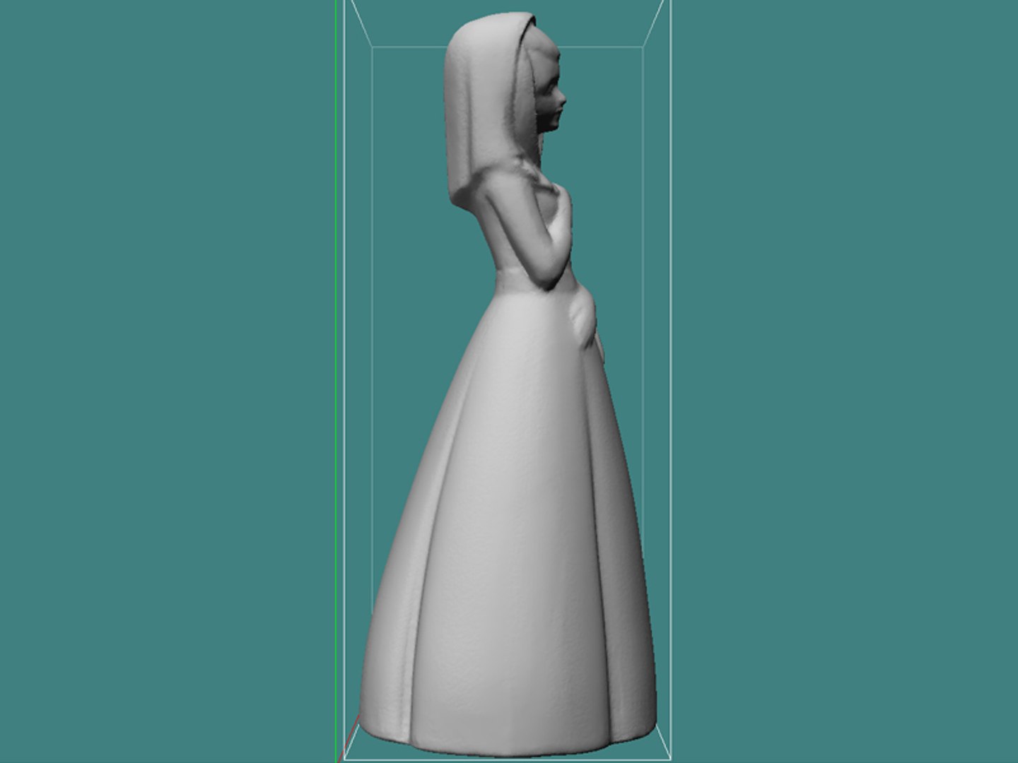 female figure 3d obj