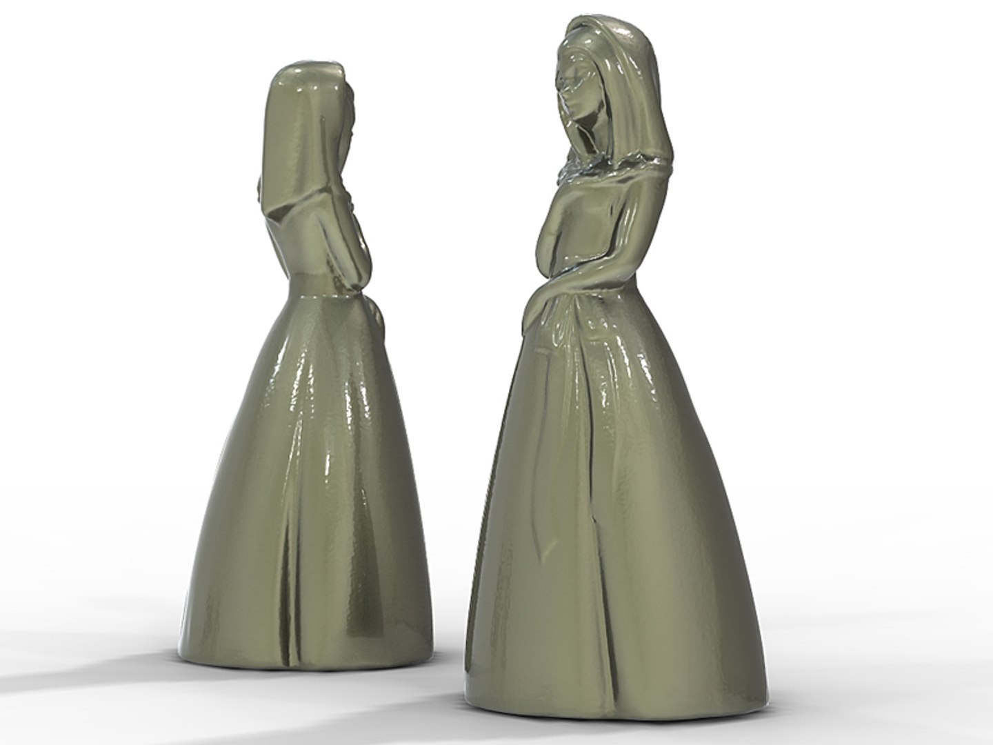 female figure 3d obj