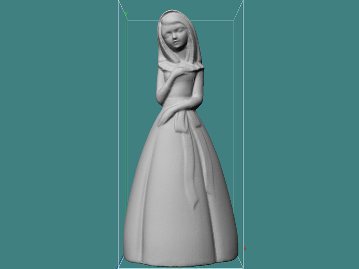 female figure 3d obj