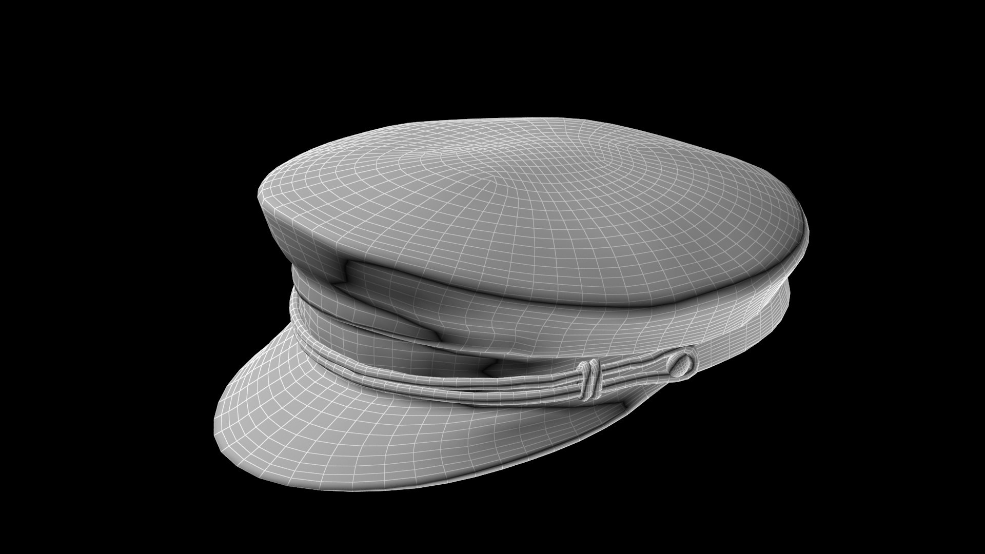 3d Model Captain Hat
