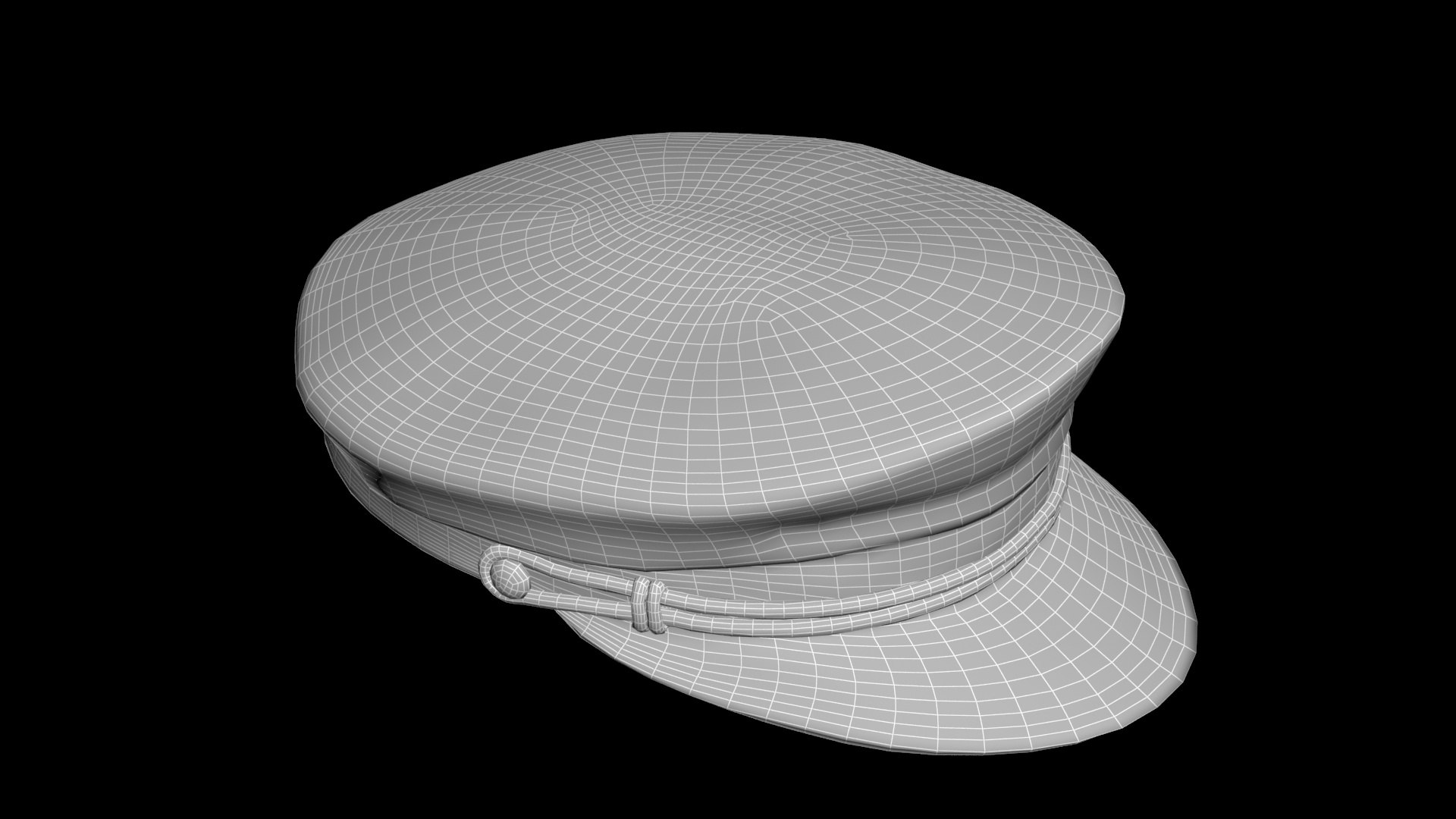 3d Model Captain Hat