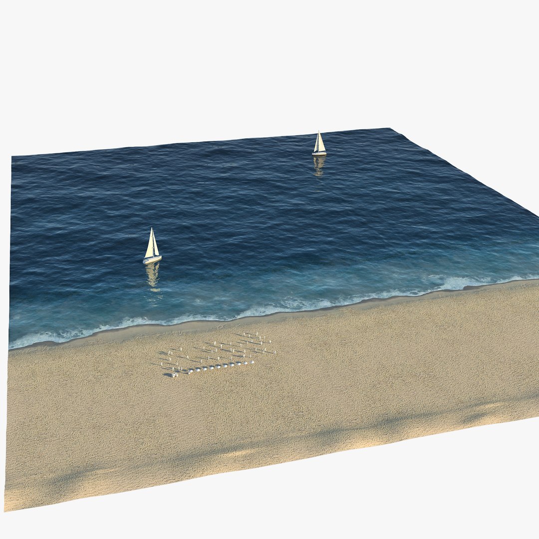 3D Ocean Shore Line Loop Animation Model - TurboSquid 1204305