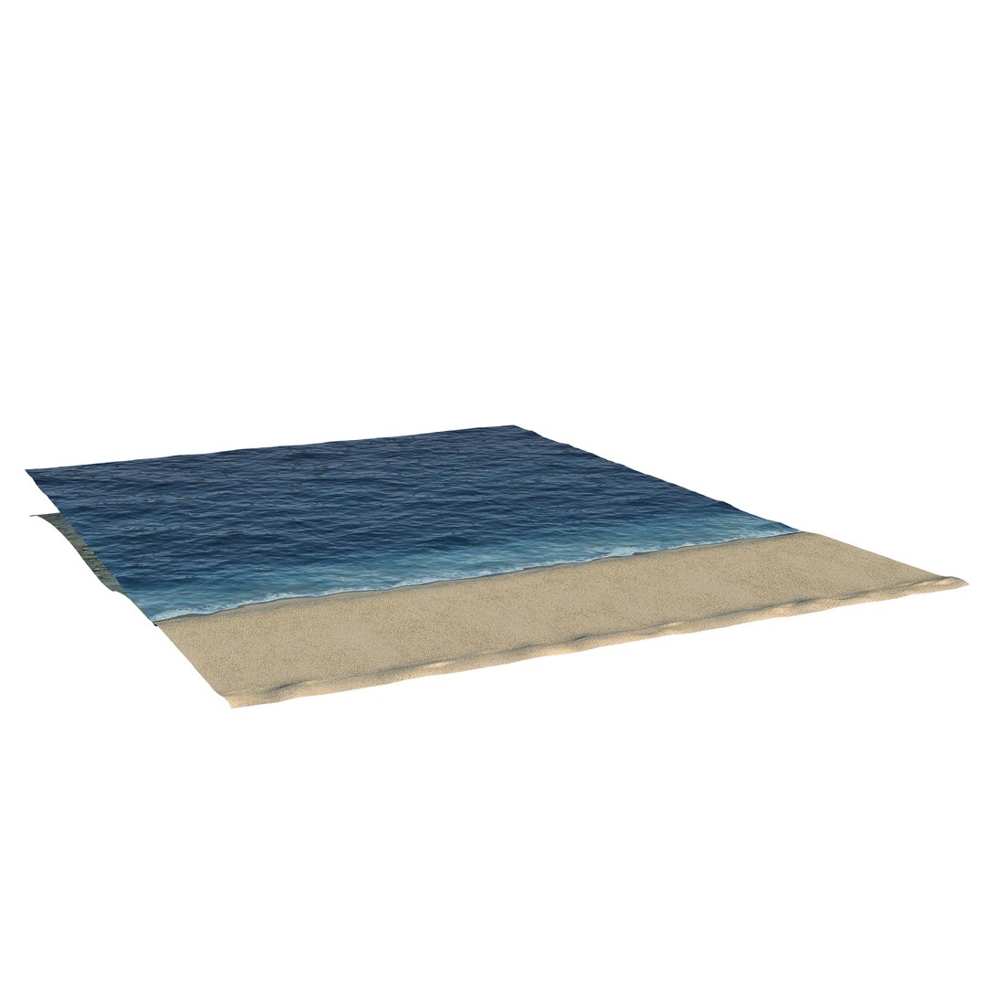 3D Ocean Shore Line Loop Animation Model - TurboSquid 1204305