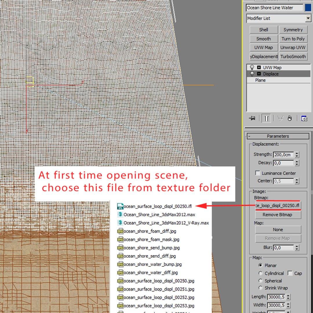 3D Ocean Shore Line Loop Animation Model - TurboSquid 1204305