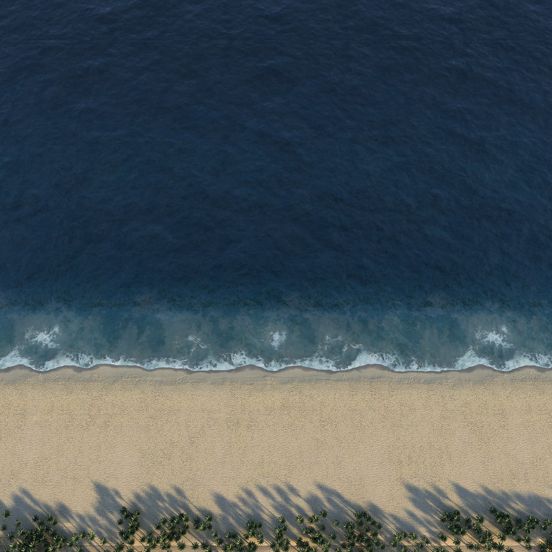 3D ocean shore line loop animation model - TurboSquid 1204305