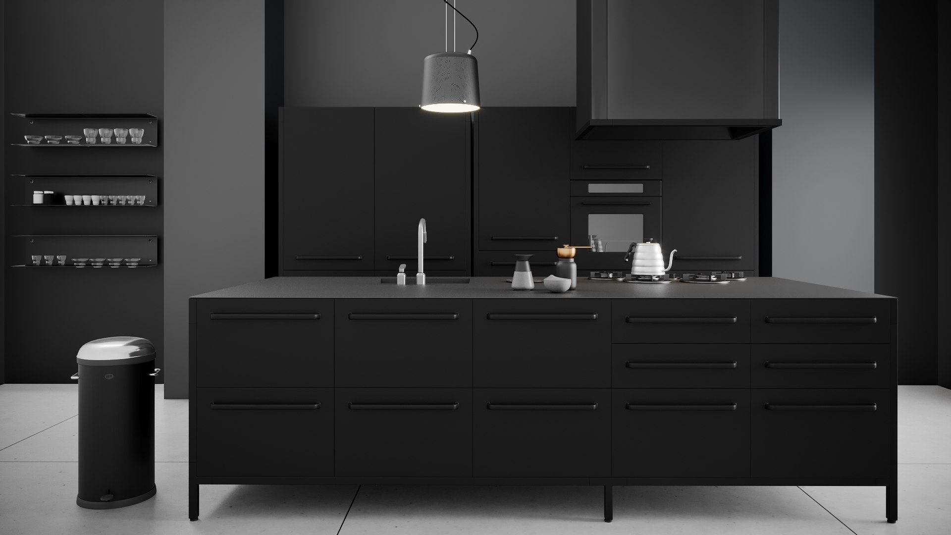 3D Bb - Kitchen Scene Model - TurboSquid 1559772